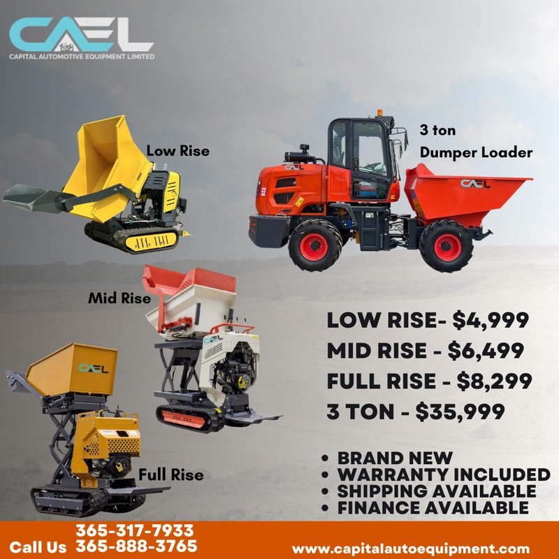 2024 CAEL DUMPER LOW./MID/HIGH RISE & DUMPER LOADER 3 TON | Heavy ...
