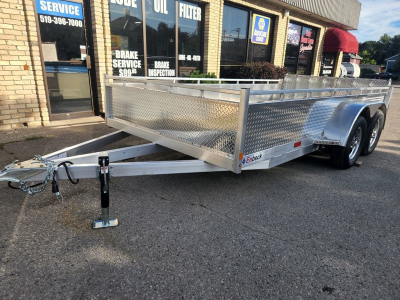 2023 ENBECK E ALUMINUM 7X14 TANDEM AXLE UTILITY TRAILER | Cargo ...