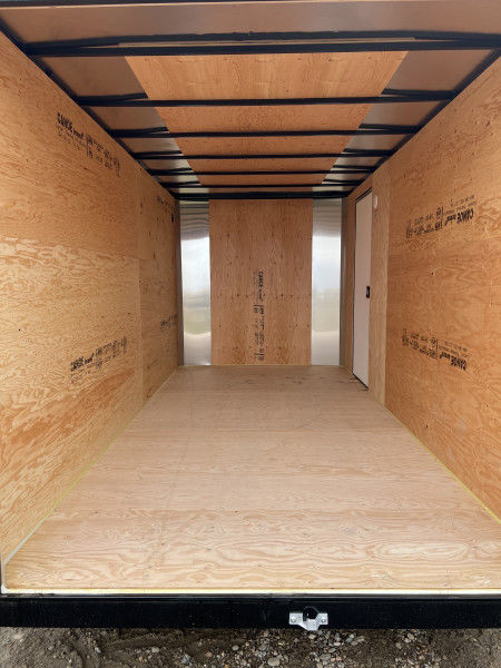 2023 Prairie Road 7x14 Cargo Trailer Tandem White Barn Doors 2x3 ...