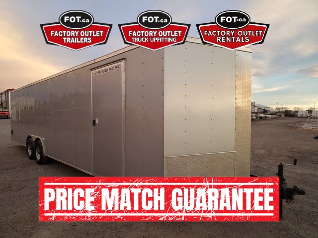 2021 FACTORY OUTLET TRAILERS Rental 28ft Enclosed Car Hauler | Cargo ...