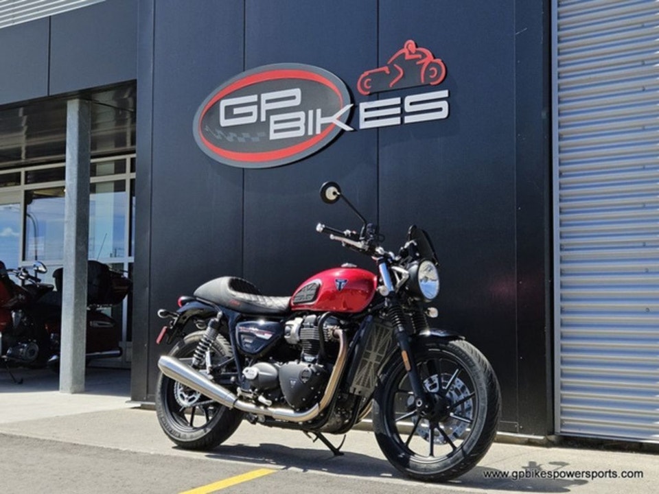 2023 Triumph Speed Twin 900 Chrome Edition Red Hopper | Street ...