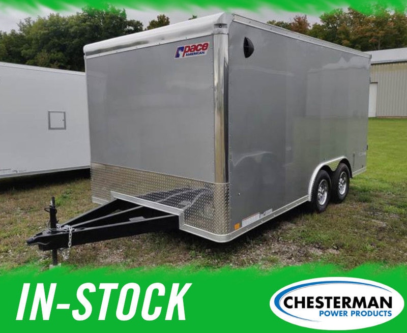 2023 Pace 8.5x16 Cargo Sport Auto Cargo Trailer (+6 in Height / Torsion ...