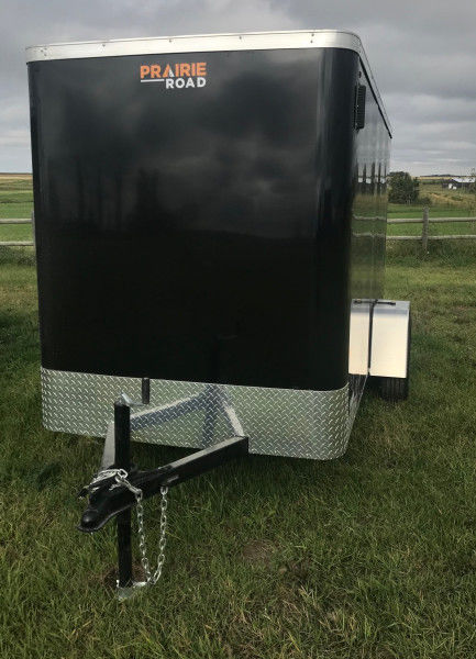 2023 Prairie Road 5x10 Cargo Trailer Single Axle Black Ramp Door ...