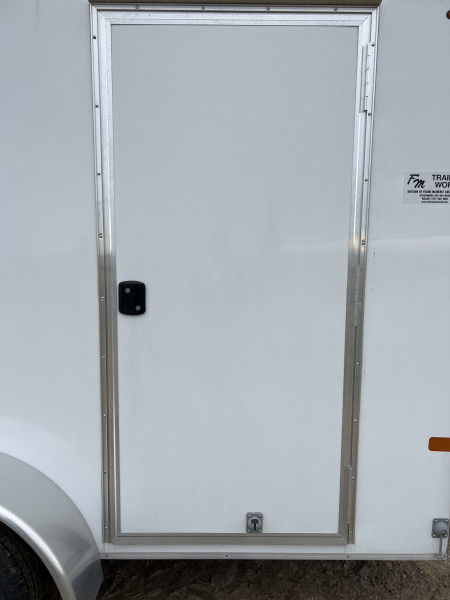2023 Prairie Road 6x12 Cargo Trailer Tandem Ramp Door White 2x35 ...