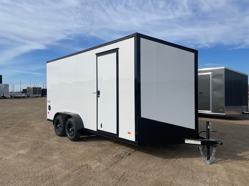 Bravo Scout 7' x 14' + V nose Cargo Trailer - Polycor .80 Skin! | Cargo ...