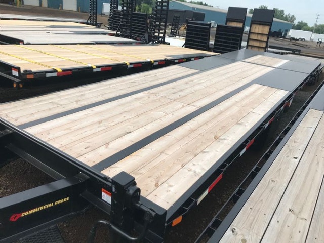 Miska 15 Ton Tandem Dually Hydraulic Dovetail Float Trailer | Cargo ...