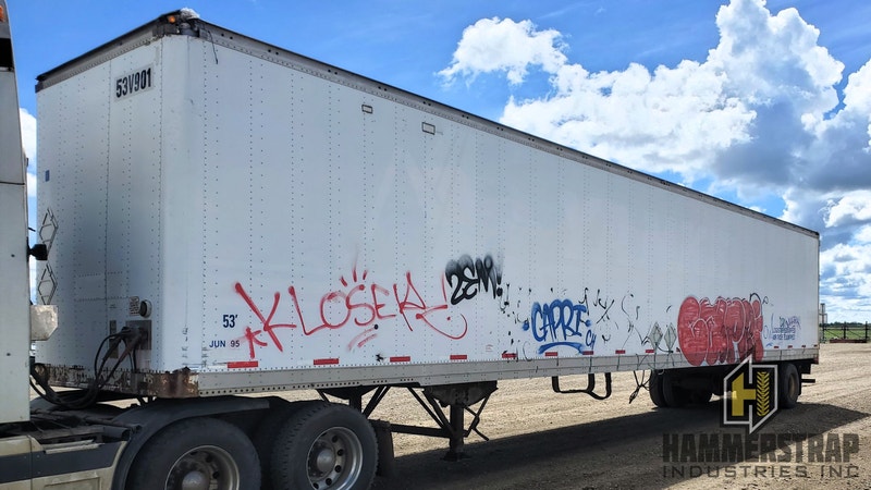 1996 STOUGHTON 53 Ft Tandem Axle Dry Van Trailer | Heavy Equipment ...