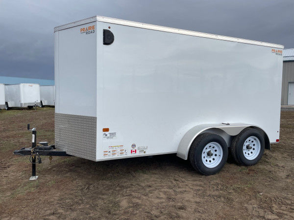 2025 Prairie Road 6x12 Cargo Trailer Tandem Ramp Door - V Nose ...