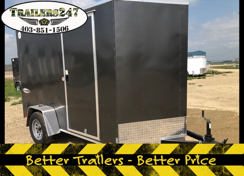 New 6x10' Cargo Trailer, Ramp Door, 6ft Interior, LEDS, +MORE | RVs & Motorhomes | Calgary | Kijiji