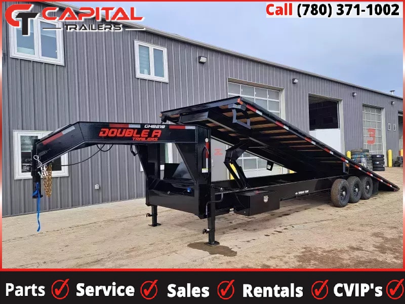 2026 Double A Trailers Gooseneck High Boy Trailer - 8.5'x30' (24 ...