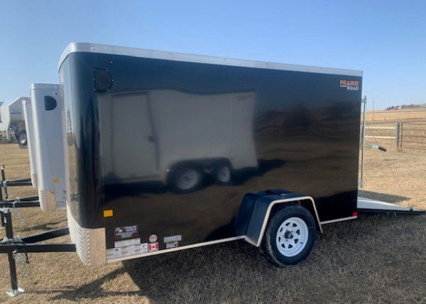 2023 Prairie Road 5x10 Cargo Trailer Single Axle Black Ramp Door ...