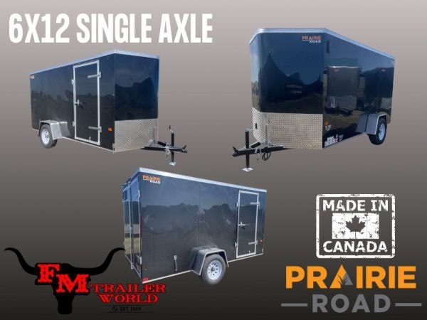2025 Prairie Road 6'x12' Cargo Trailer Single Axle Barn - V Nose ...