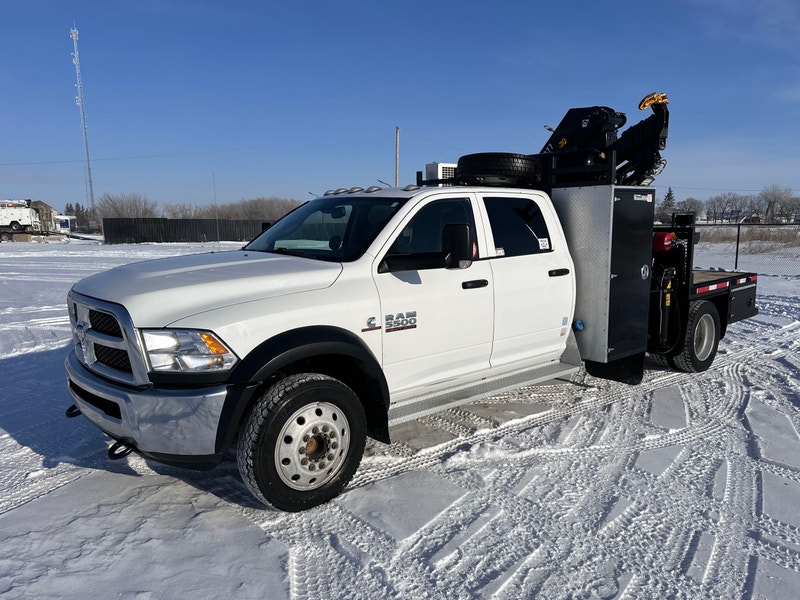 2018 Dodge 5500 CrewCab Picker Boom Truck DSL VMAC HIAB 6172LBS | Heavy ...