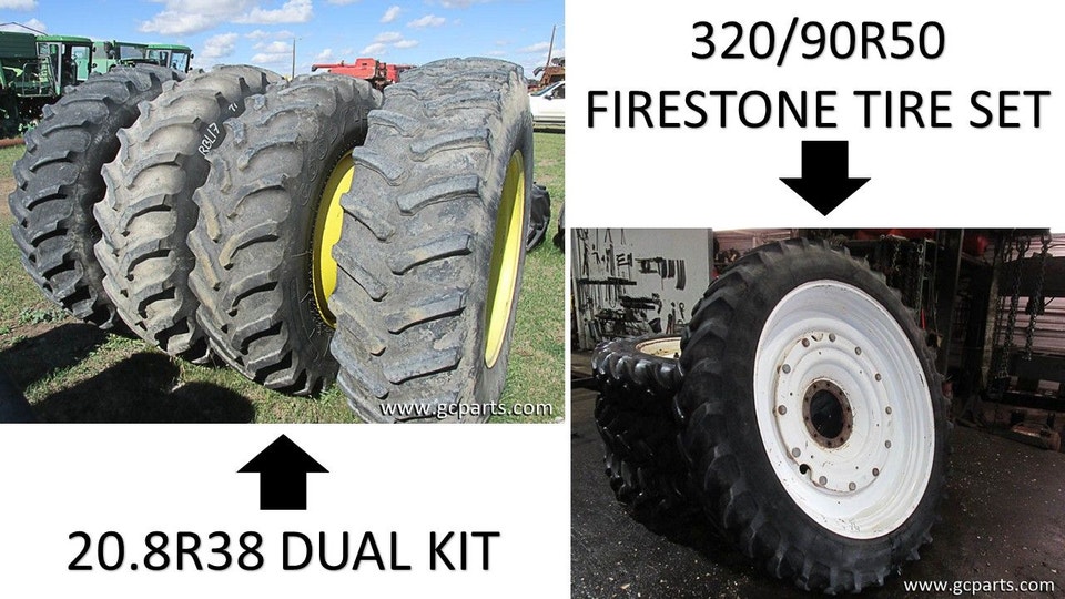 20.8R38 Dual Kit and 320/90R50 Tire Set | Farming Equipment | Edmonton ...