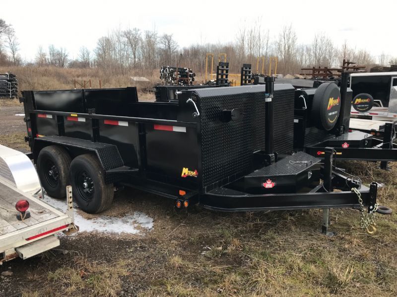 2024 Miska 7 Ton Dump Trailer with Barn Doors | Heavy Equipment ...