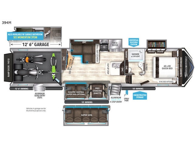 2020 Grand Design Momentum M-Class 394M | Travel Trailers & Campers ...