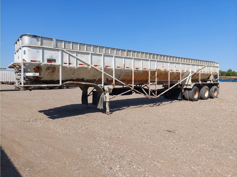2000 Trinity 50 Ft Tri-Axle Live Bottom Trailer Eagle Bridge | Heavy ...