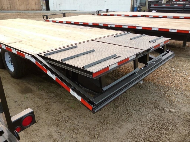 2023 SWS 24' DOW Trailer w/ 4' Split Tail (2) 7K Axles | Cargo ...