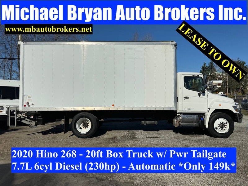 2020 Hino 268 - 20FT BOX TRUCK W/ TAILGATE *NEW BLOW-OUT PRICE* | Heavy ...