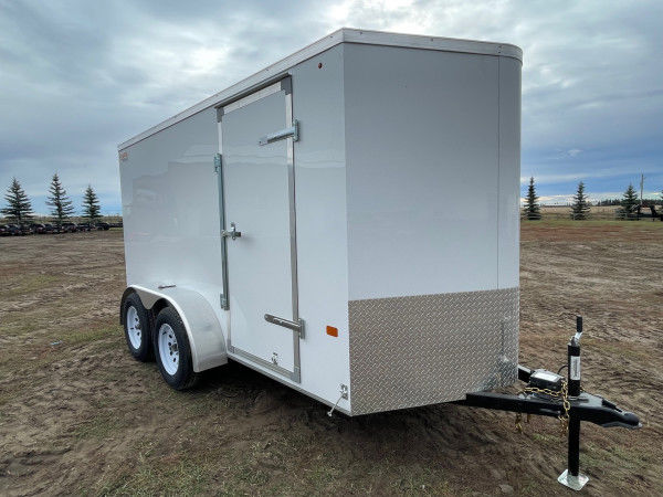 2025 Prairie Road 6'x12' Cargo Trailer Tandem Barn Door - V Nose ...