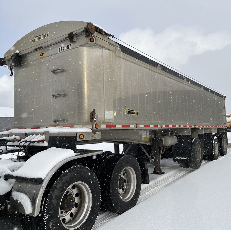 2014 STARGATE 3 Axle Fully Aluminum Spiff End Dump Trailer | Heavy ...
