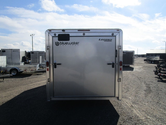 2025 Legend 8 Wide Aluminum Deluxe V-Nose Snowmobile Trailer - 8 ...