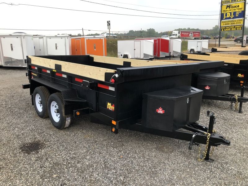 Miska 5 Ton Scissor Lift Dump Trailer | Cargo & Utility Trailers ...