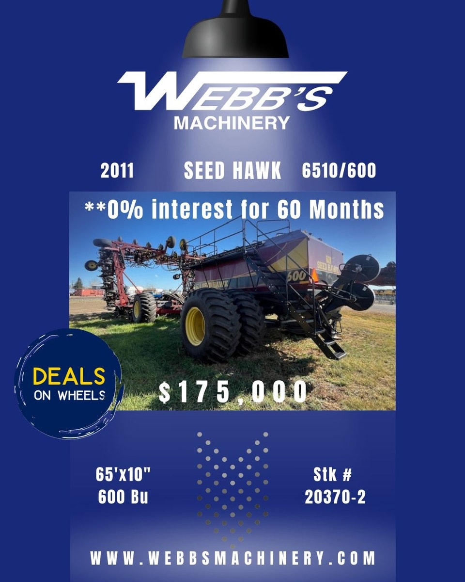 2011 Seed Hawk 6510/600 Air Seeder & Tank | Farming Equipment | Winnipeg | Free local ...