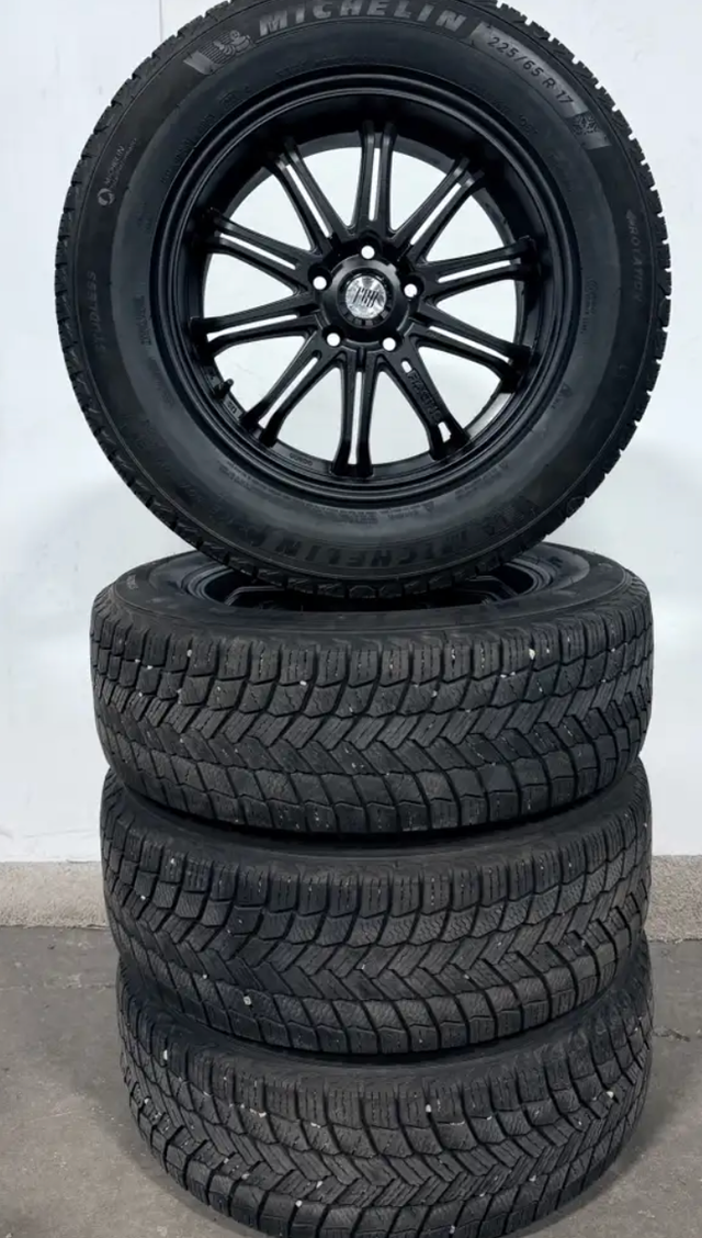 Toyota RAV4 Rav 4 wheels rims tpms 225/65/17 Michelin snow tires ...