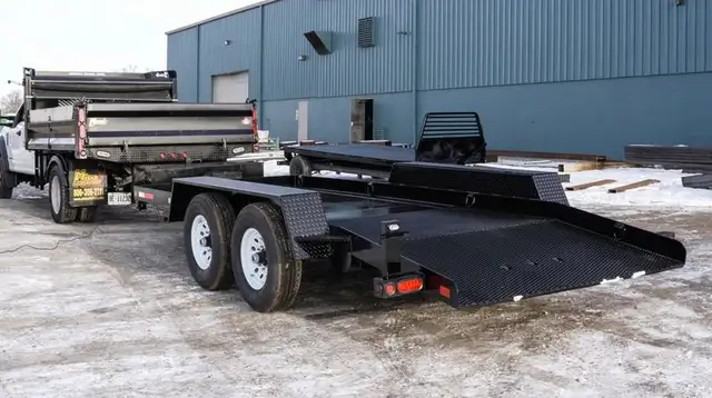 Hydraulic Drop Deck Float - No More Ramps! | Heavy Equipment ...