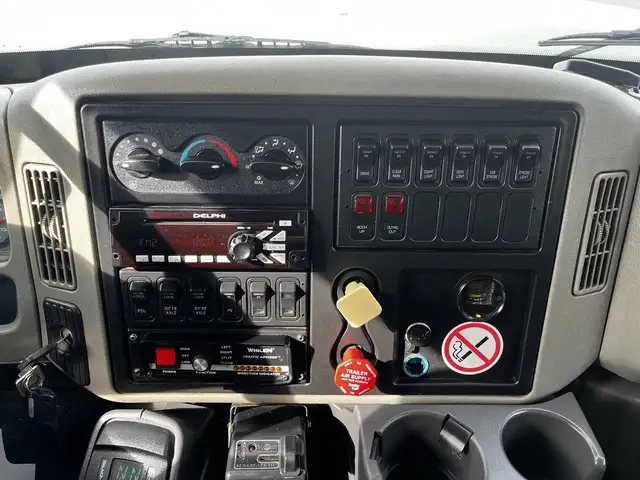 2008 International WorkStar 20 Foot Flatdeck with National Crane ...