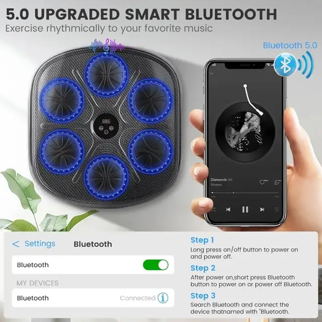 BN 2025 Music Boxing Machine for Adults/Kids with Gloves... LOT ...