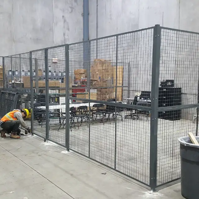 Wire mesh partitions / security fence / cages / drivers entrance ...