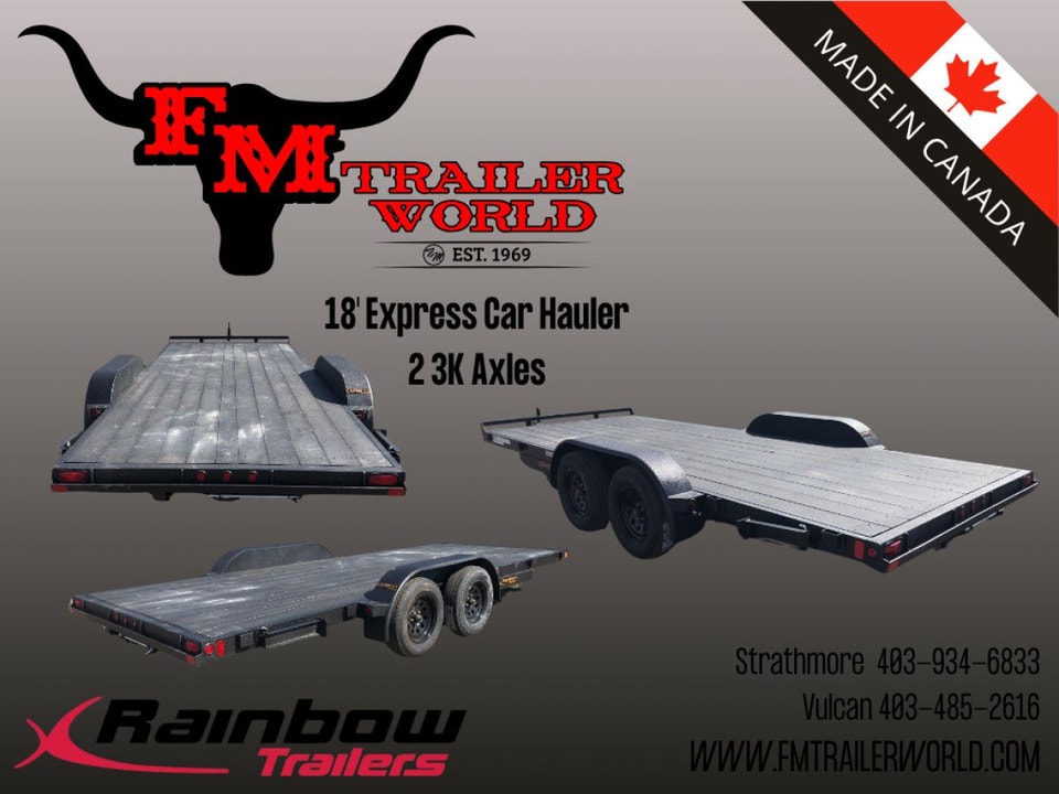 2026 Rainbow Trailers 18' Express Car & Equipment Trailer 2x3500 ...