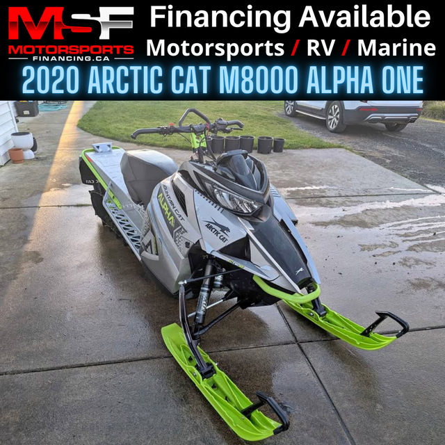 2020 ARCTIC CAT M8000 ALPHA ONE 800 C TEC2 FOX QS3 (FINANCING AV ...