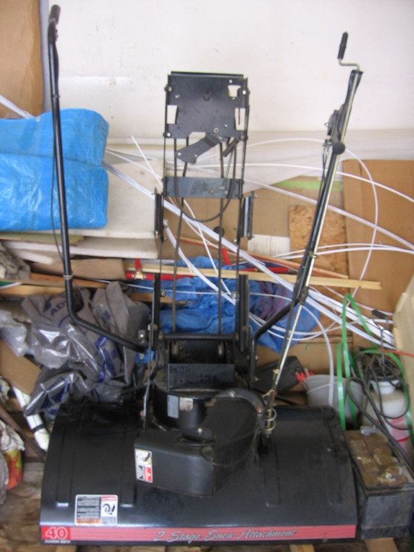 Be Ready For Winter 2 Stage Lawn Tractor Snow Blower Attachment Snowblowers Winnipeg Kijiji