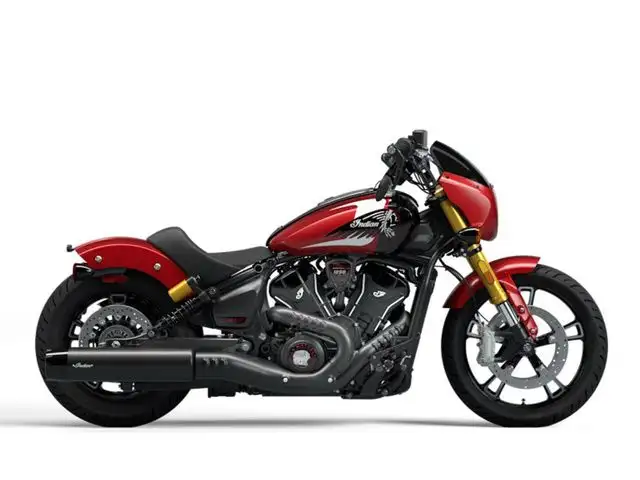 2025 Indian 101 Scout Sunset Red Metallic with Graphics | Street ...