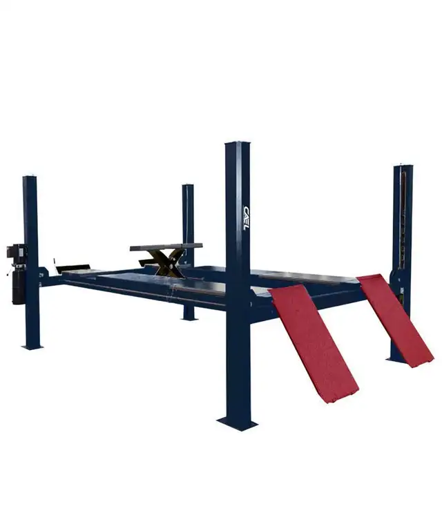 New 3D alignment machine + 4 Post alignment car lift / car hoist ...