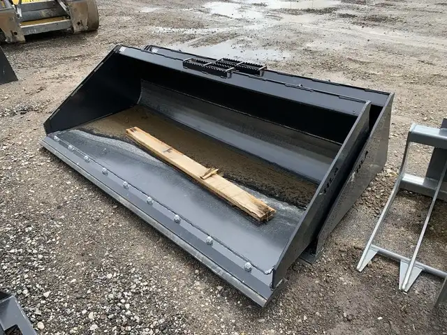 HLA Buckets /Forks for skid steer Qtach, JD 244J ISO Forks | Heavy ...