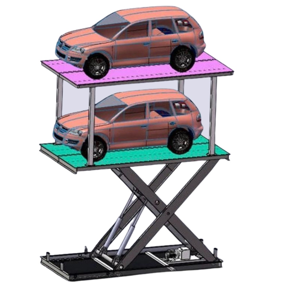 2025 CAEL Double Deck Underground Home Garage Parking Lift – 3T ...