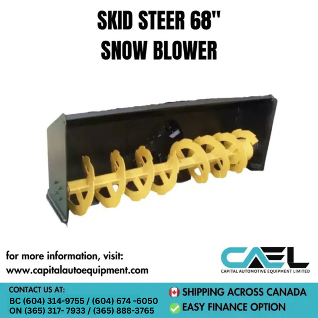 2025 CAEL New Heavy-Duty Skid Steer Snow Blower – High Quality! | Heavy ...