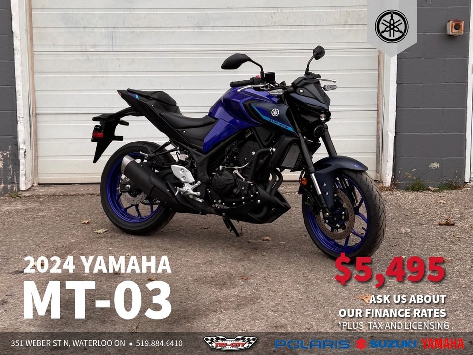 2024 Yamaha MT-03 | Street, Cruisers & Choppers | Kitchener / Waterloo ...