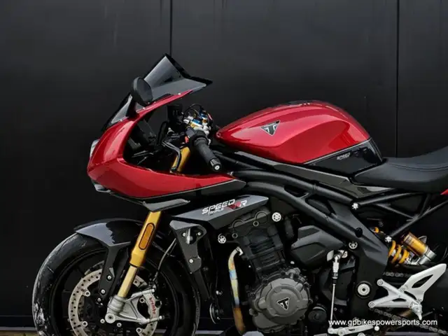 2023 Triumph Speed Triple 1200 RR Red Hopper Storm Grey | Street ...