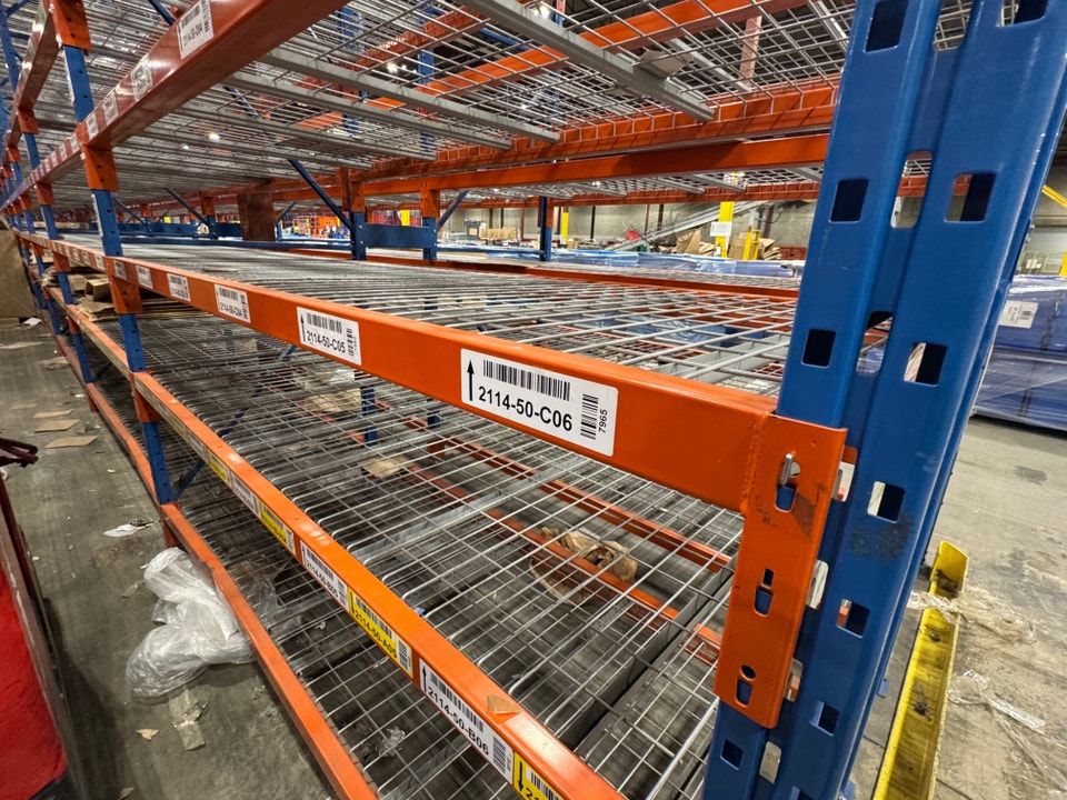 Used 20' Tall Redirack Pallet Racking Frames / Uprights | Industrial ...
