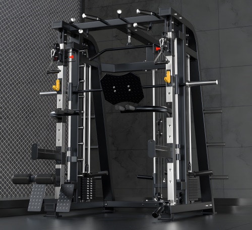 HEAVY DUTY SMITH MACHINE HOME GYM EXERCISE WEIGHT LIFTING 127554 ...