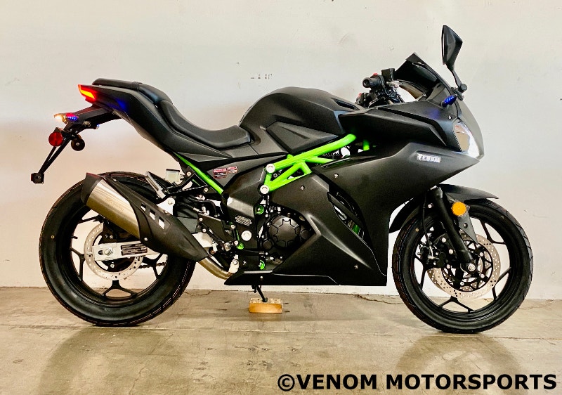 NEW 250CC MOTORCYCLE | STREET LEGAL | NINJA | VENOM X22R MAX | Sport ...