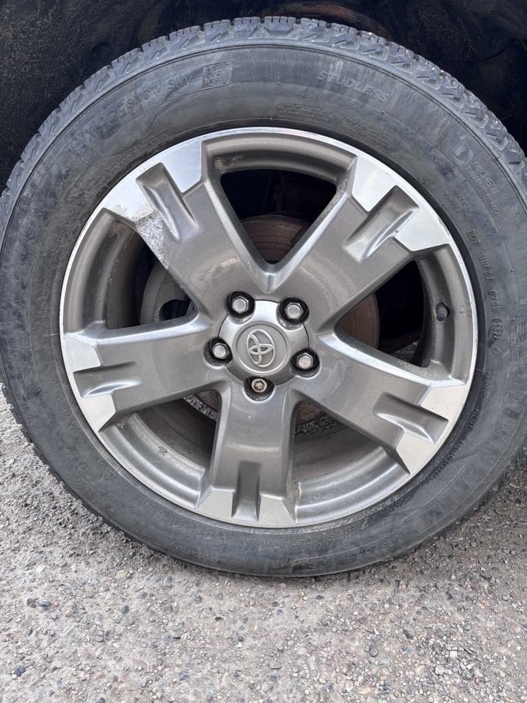 235/55R18 set of 4 Rims & Tires that came off a 2008 Toyota RAV4 | Auto ...