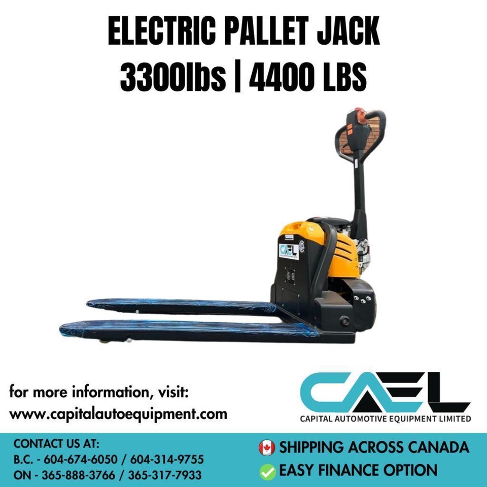 New Electric pallet jack, electric pallet truck 3300 lbs /4400LB ...