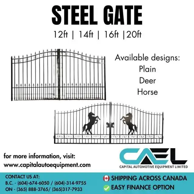 2025 CAEL Steel Gate and fence | Heavy Equipment | Calgary | Free local ...