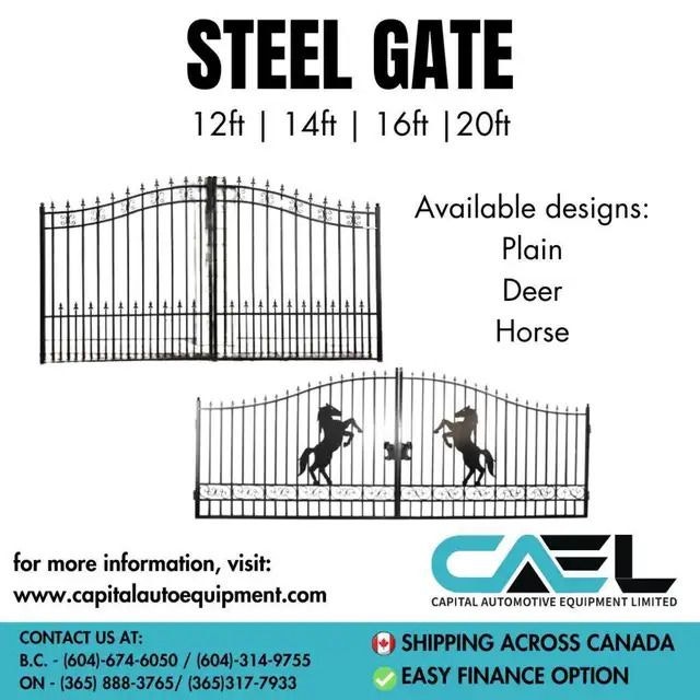 2025 CAEL Steel Gate and fence | Heavy Equipment | Calgary | Free local ...